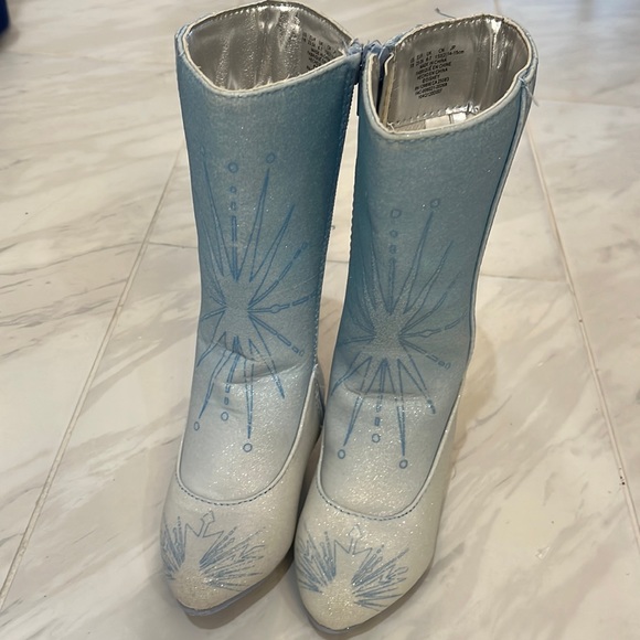 Disney | Shoes | Disney Princess Elsa Boots Euc | Poshmark